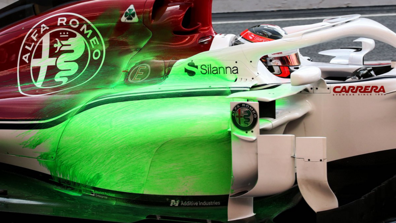 F1 technology terms explained: flow-vis paint - SportsKhabri