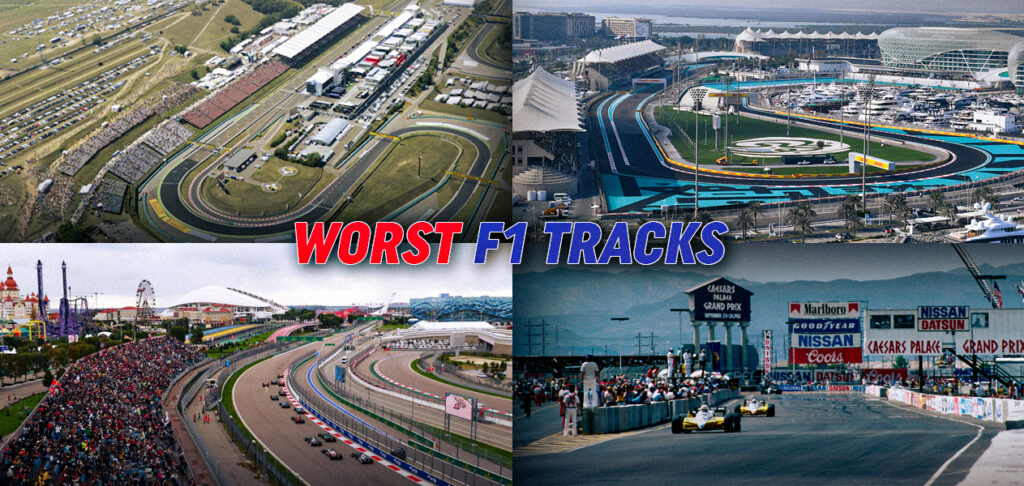 10 of the worst Formula One tracks of all time