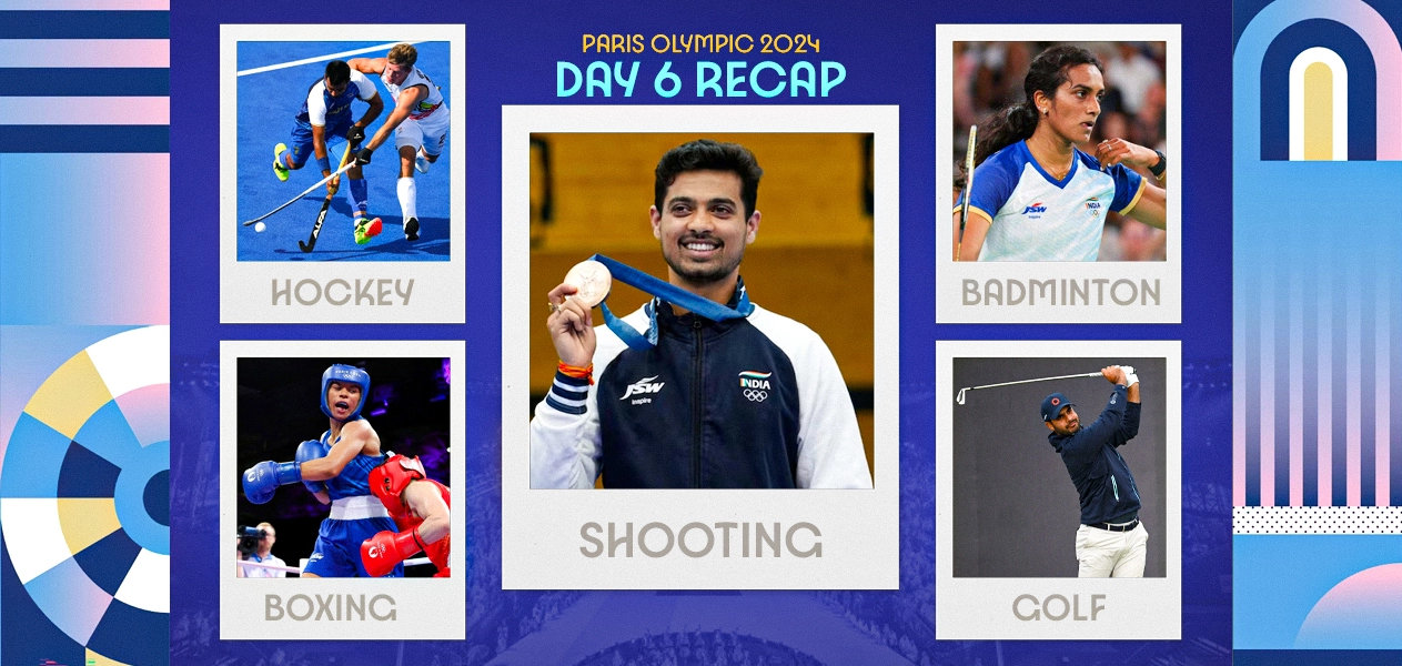 Paris Olympics 2024 – Day 6 Recap - SportsKhabri